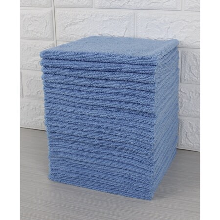 Dri By Tricol Clean Multi-Purpose Cloth, Blue, 300 GSM, 16 x 16 in, 24 ...