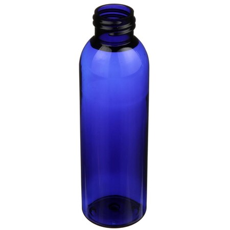Tricorbraun 4 oz Cobalt Blue PET Plastic Bullet Round Bottle- 24-410 ...