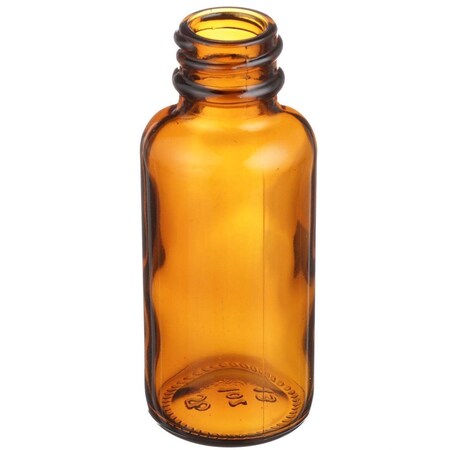 Tricorbraun 1 Oz Glass Boston Round, Round, Amber, 20-400 Iso Gpi Neck ...