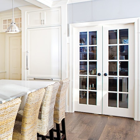 Codel Doors 36" x 80" Primed 10-Lite Interior French Slab Door with ...