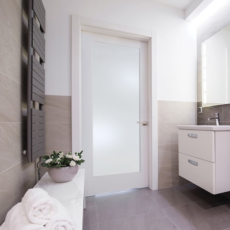 Codel Doors 24" x 80" Primed 1-Lite Interior French Slab Door with ...