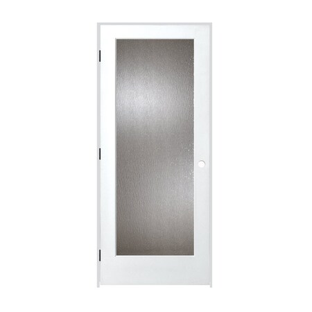 Codel Doors 30" x 80" x 1-3/8" Primed 1-Lite with Rain Tempered Glass ...