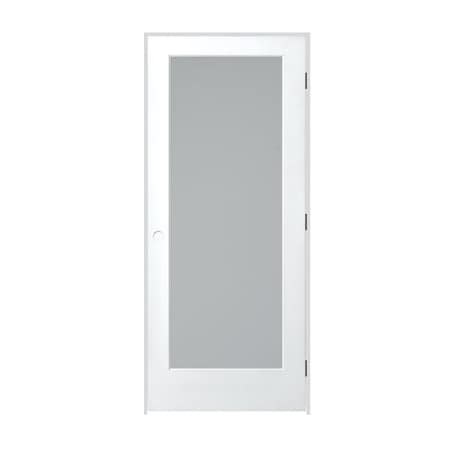 Codel Doors 32" x 80" x 1-3/8" Primed 1-Lite w/Satin Etch Tempered ...