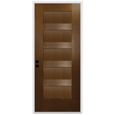 Codel Doors 36" x 80" Fir Grain Shaker Exterior Fiberglass Door ...