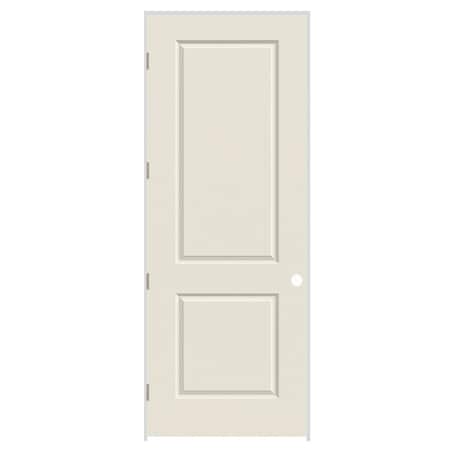 Codel Doors 34" x 96" x 1-3/8" Primed 2-Panel Carrera Molded Solid Core ...
