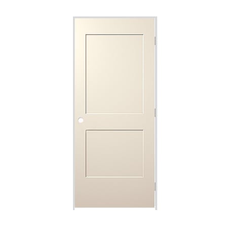 Codel Doors 24" x 80" x 1-3/8" Primed 2-Panel Monroe Molded Hollow Core ...