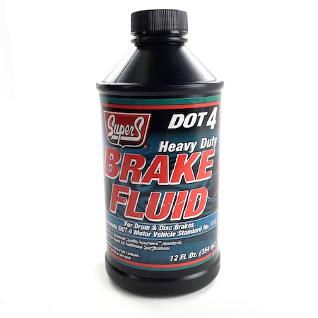 Super S SUPER S DOT 4 HEAVY DUTY BRAKE FLUID 12/12 OUNCE SUS431 | Zoro