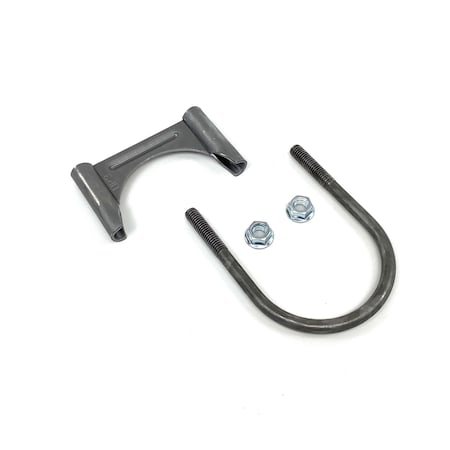 Donaldson Clamp, Exhaust, Std, U-Bolt, Single, Round Band, 3/8-16 In ...