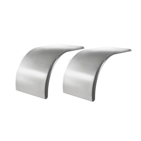 Betts Spring Fender, Half Tandem, Smooth, Radiused, Stainless, 16 Gauge ...
