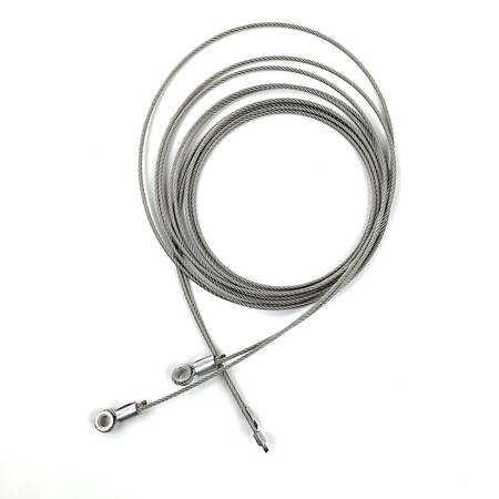Fleet Engineers Cable Set, Roll-Up Door, Std, 115.00 In. Cable, 5/16 ...