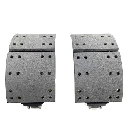 Hendrickson Shoe And Lining Kit - Complete, Rear Brake S-23750-1 | Zoro