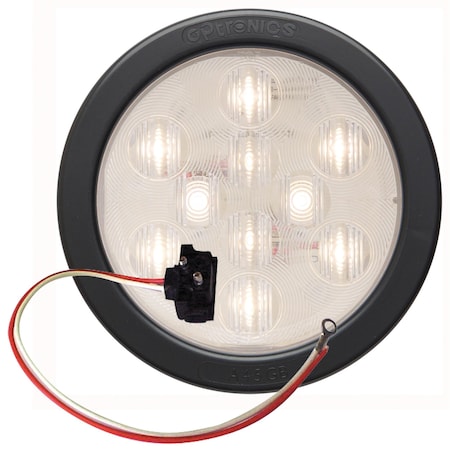Optronics 10-Led 4 Round Grommet Mount Back-Up Light Kit With Grommet ...