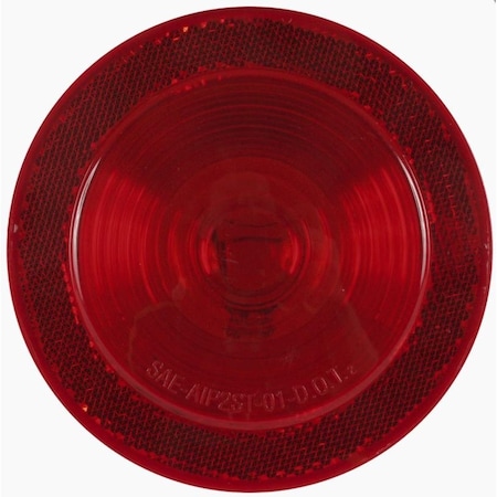Optronics Red Stop/Turn/Tail Light With Reflex Lens, Pl-3 Connection ...