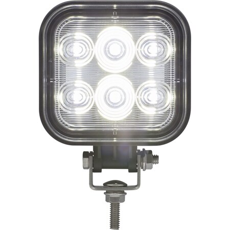 Optronics 6-Led Square Heavy Duty Work Light With Flood Beam; 4800 ...