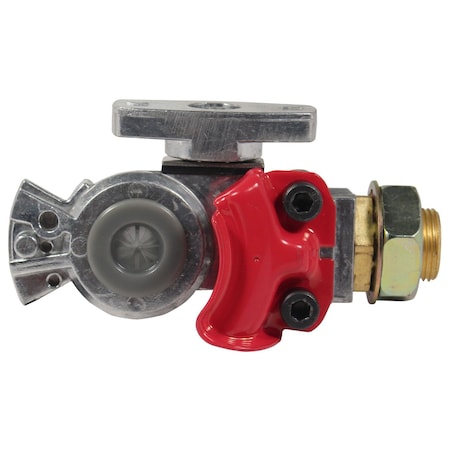 Phillips Gladhand, Emergency, Air Brake, Red, Shut-Off, 3/8 Port 12-308 ...