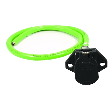 Phillips Harness, Abs, 48 In. Straight Back Qcs W/ Socket 16-7401 | Zoro
