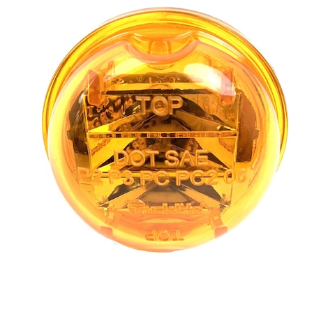 Truck-Lite High Profile, Led, Yellow Round, 8 Diode, Marker Clearance ...