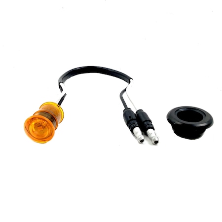 Truck-Lite 33 Series, LED, Yellow Round, 1 Diode, Marker Clearance ...
