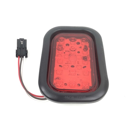 Truck-Lite 45 Series, Led, Red, 15 Diode, Llv Stop/Turn/Tail, Black ...