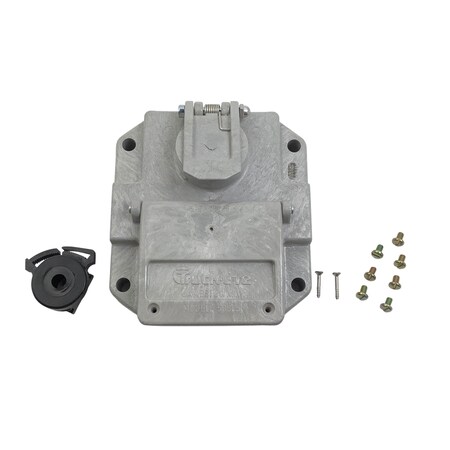 Truck-Lite 50 Series, 7 Solid Pin, Grey Polycarbonate, Surface Mount ...