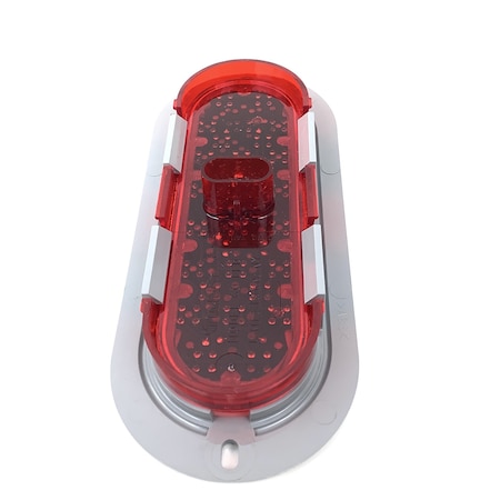 Truck-Lite 60 Series, Led, Red, Oval, 26 Diode, Stop/Turn/Tail, Gray ...