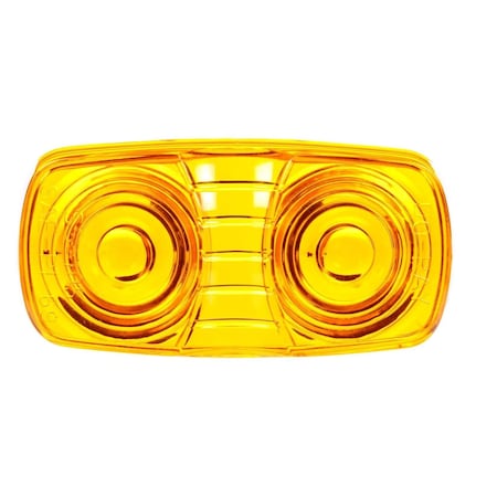 Truck-Lite Signal-Stat, Oval, Yellow, Acrylic, Replacement Lens For M/C ...