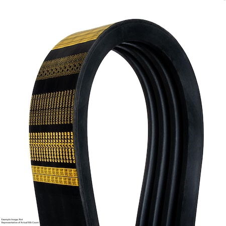 Goodyear Narrow Wrapped Banded V-Belt, 3V Profile, 13 Ribs, 60 ...