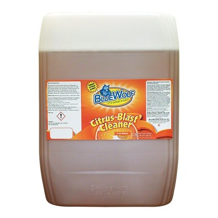 Blue Wolf Citrus Blast Cleaner Degreaser 5G Tote BW-CB5 | Zoro