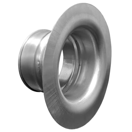 Us Duct Clamp Together Bell Mouth Hood, 4" Dia, Galv, 22 GA SBM04.G22 ...