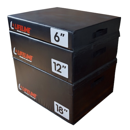 Lifeline Fitness Foam Plyo Box LLPBSET | Zoro