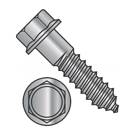 Usa Industrials Lag Screw, 3/8"-7, 4 in, Steel, Hot Dip Galvanized ...