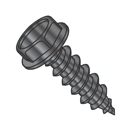 Usa Industrials Self-Drilling Screw, #10-16 x 1", Black Oxide Steel ...