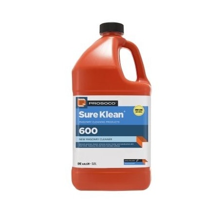 Prosoco Sure Klean 600 New Masonry Cleaner, 1 Gallon 10020-01GALCS | Zoro