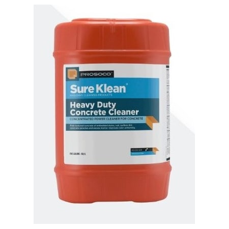 Prosoco Sure Klean Heavy Duty Concrete Cleaner 5 Gallon 10090-05GAL | Zoro