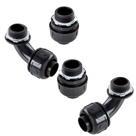 Hydromaxx Liquid-Tight Flex Plastic Conduit, 3/4 in Trade Size, 100 ft ...