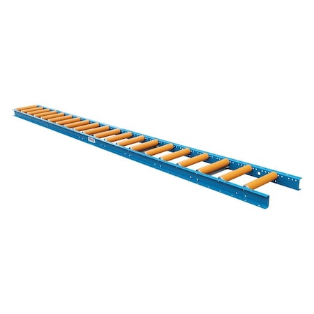 Ultimation Roller Conveyor with Covers, 12inW x 10L, 1.5 Dia. Rollers ...