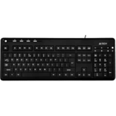 A4Tech LED Backlight Keyboard- USB- US layout- with blue backlight KD ...