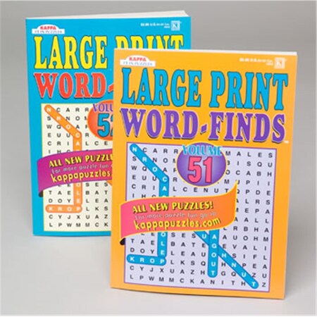 Rgp Word Find Book Large Print, 120PK 22151F | Zoro