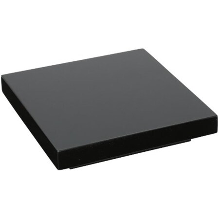 Rosseto Serving Solutions Single Bamboo Square Riser Cap- Black Gloss ...