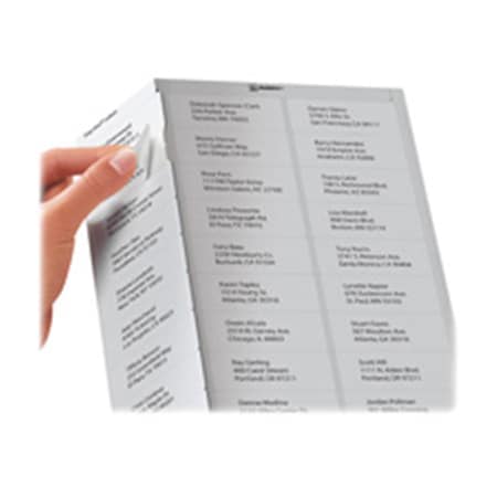 Avery AVE Laser Labels- Mailing- 1 in. x 4 in., White, 500PK 5261 | Zoro