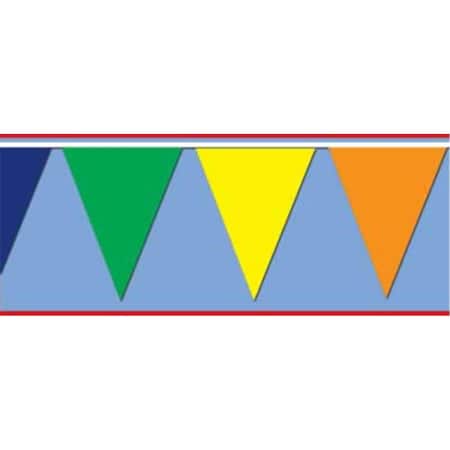 Beistle Co Multi-Color Pennant Banner - All-Weather #CM207, 12PK 50702 ...