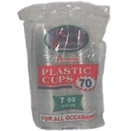 Quality Collection POL-009-C PEC Clear 7 oz Plastic Cup, 2520PK POL-009 ...