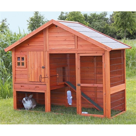 Trixie Pet Products Rabbit Hutch With Gabled Roof 62336 | Zoro