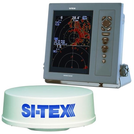Si-Tex Professional Dual Range Radar with 4kW 25-inch Dome - 10.4-inch ...