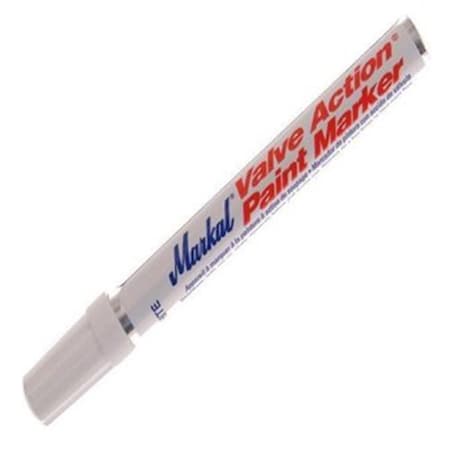 Markal Valve Action Paint Marker White 434-96800 | Zoro
