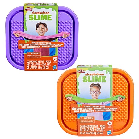 Hasbro Play-Doh Nickelodeon Slime Brand Compound Stretchy Tub HSBF8133 ...