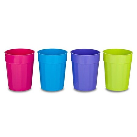 B & R Plastics B & R Plastics 6406284 22 oz Assorted Polyethylene Cups ...