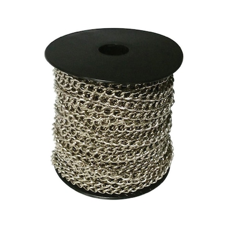 Baron 36 Ball Steel Chain, 0.14 in. Dia. x 164 ft. - Chrome 5004939 | Zoro