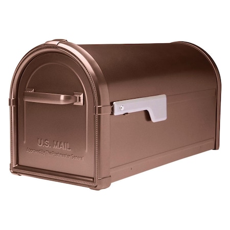 Architectural Mailboxes Hillsborough Galvanized Steel Post Mounted ...
