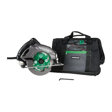 Hitachi 7.25 in. 15A Corded Circular Saw Kit; 6800 RPM 2829547 | Zoro
